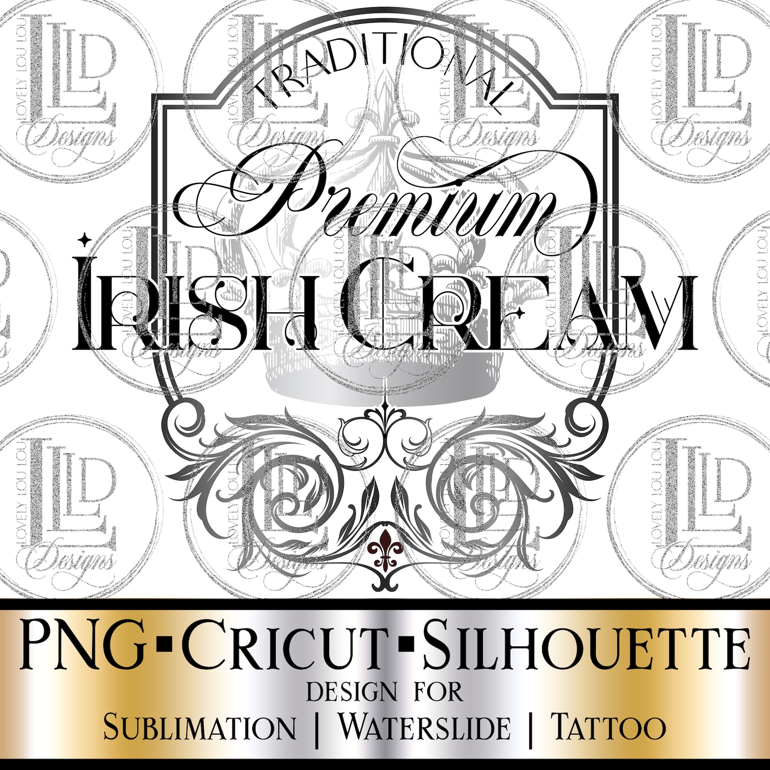 Traditional Irish Cream Label Instant Download Vintage Irish - Etsy Canada