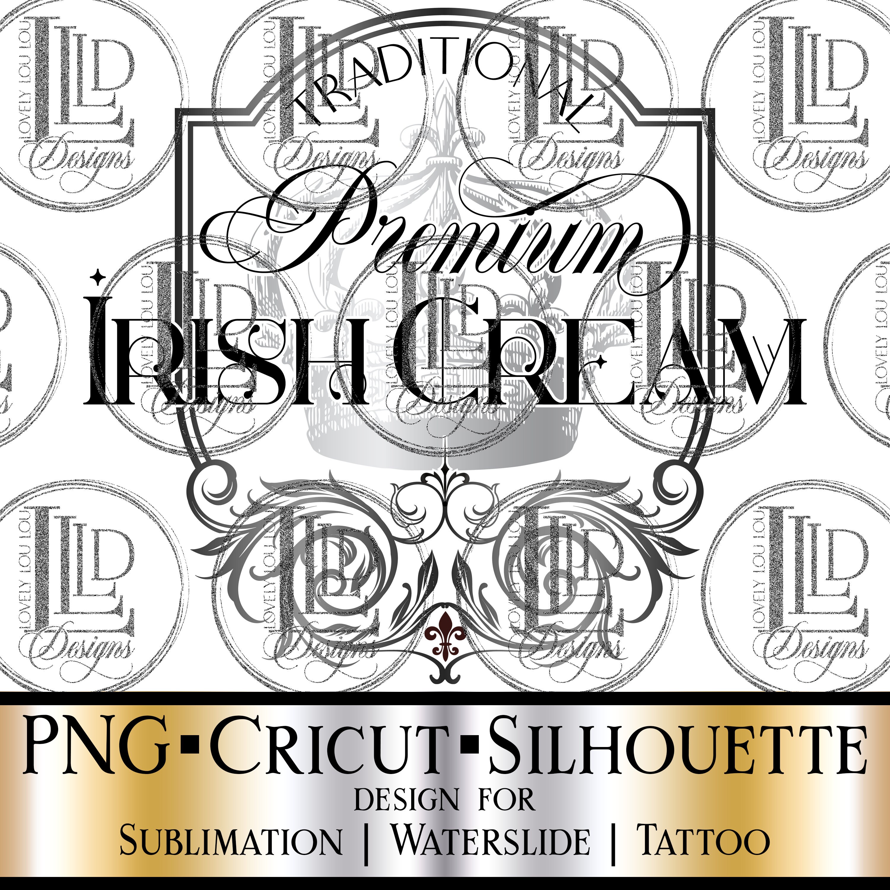 Traditional Irish Cream Label Instant Download Vintage Irish - Etsy Canada