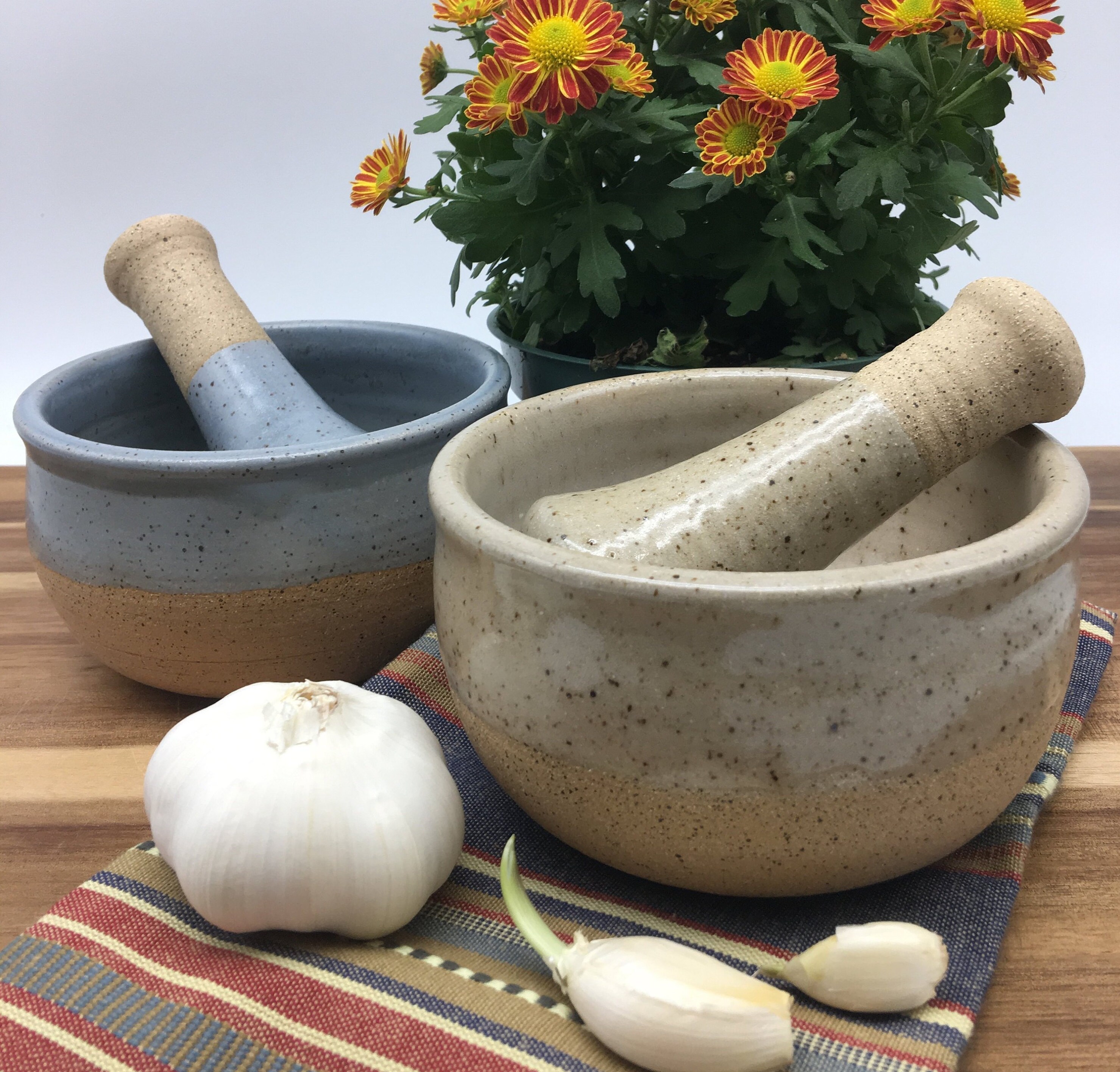 Ceramic Mortar And Pestle Set at Willie Mixon blog