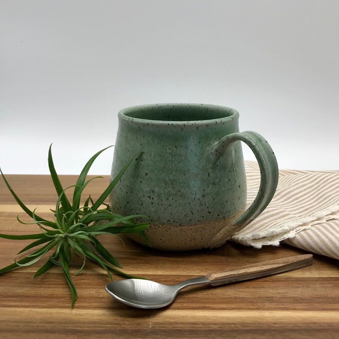 Speckled Clay Mug: Handmade Ceramic Coffee and Tea Cup, 12 Fl Oz - Etsy