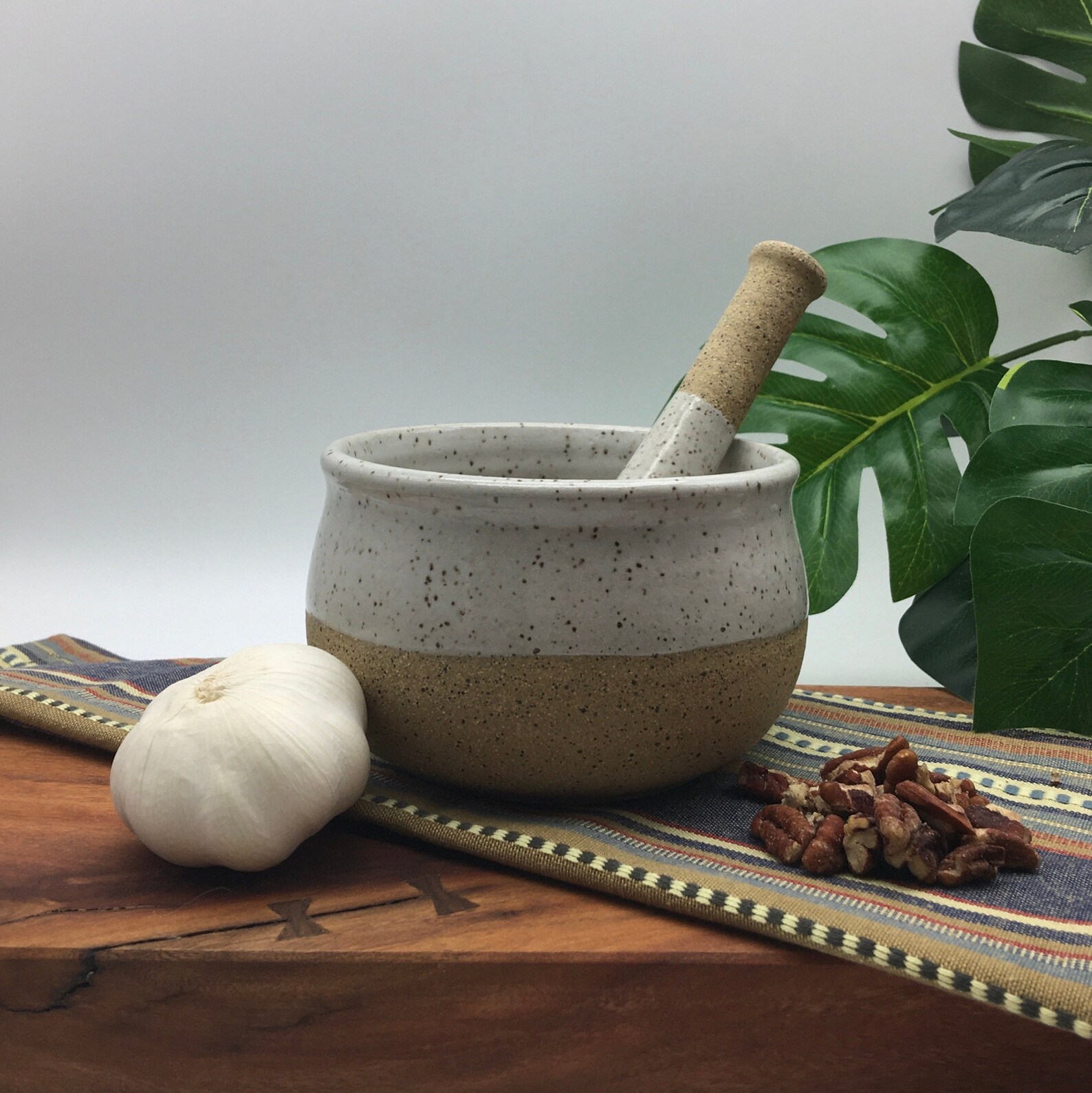 Mortar and Pestle Wheel Thrown Pottery Pottery Mortar and - Etsy Canada