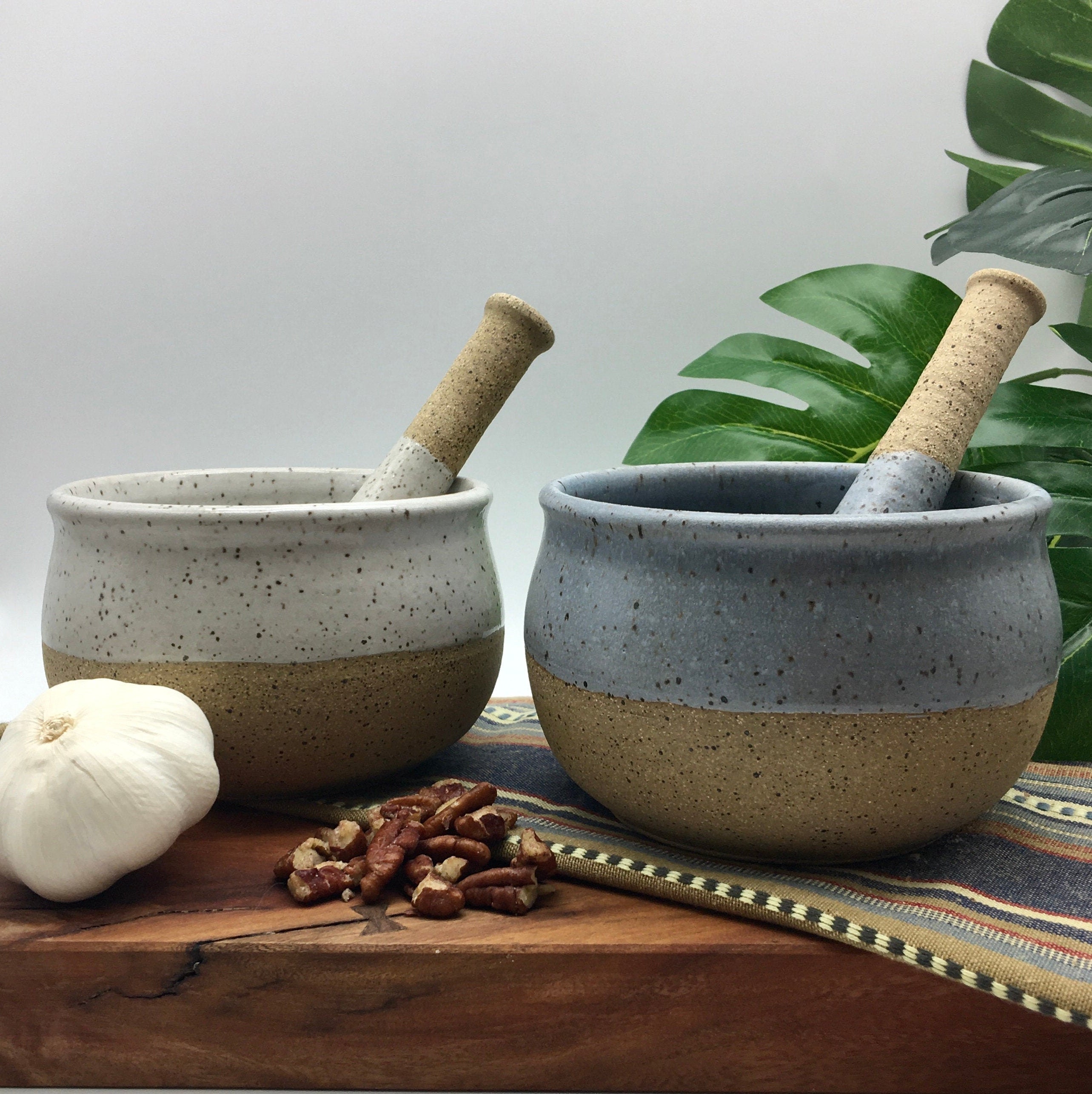 Mortar and Pestle Wheel Thrown Pottery Pottery Mortar and - Etsy Canada