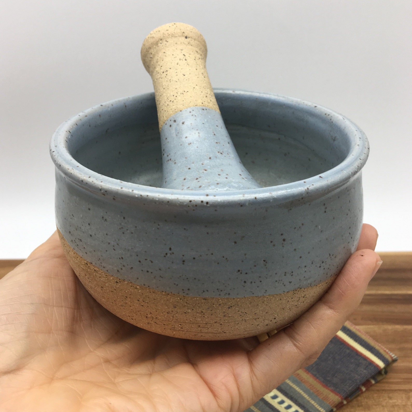 Mortar and Pestle Wheel Thrown Pottery Pottery Mortar and - Etsy Canada