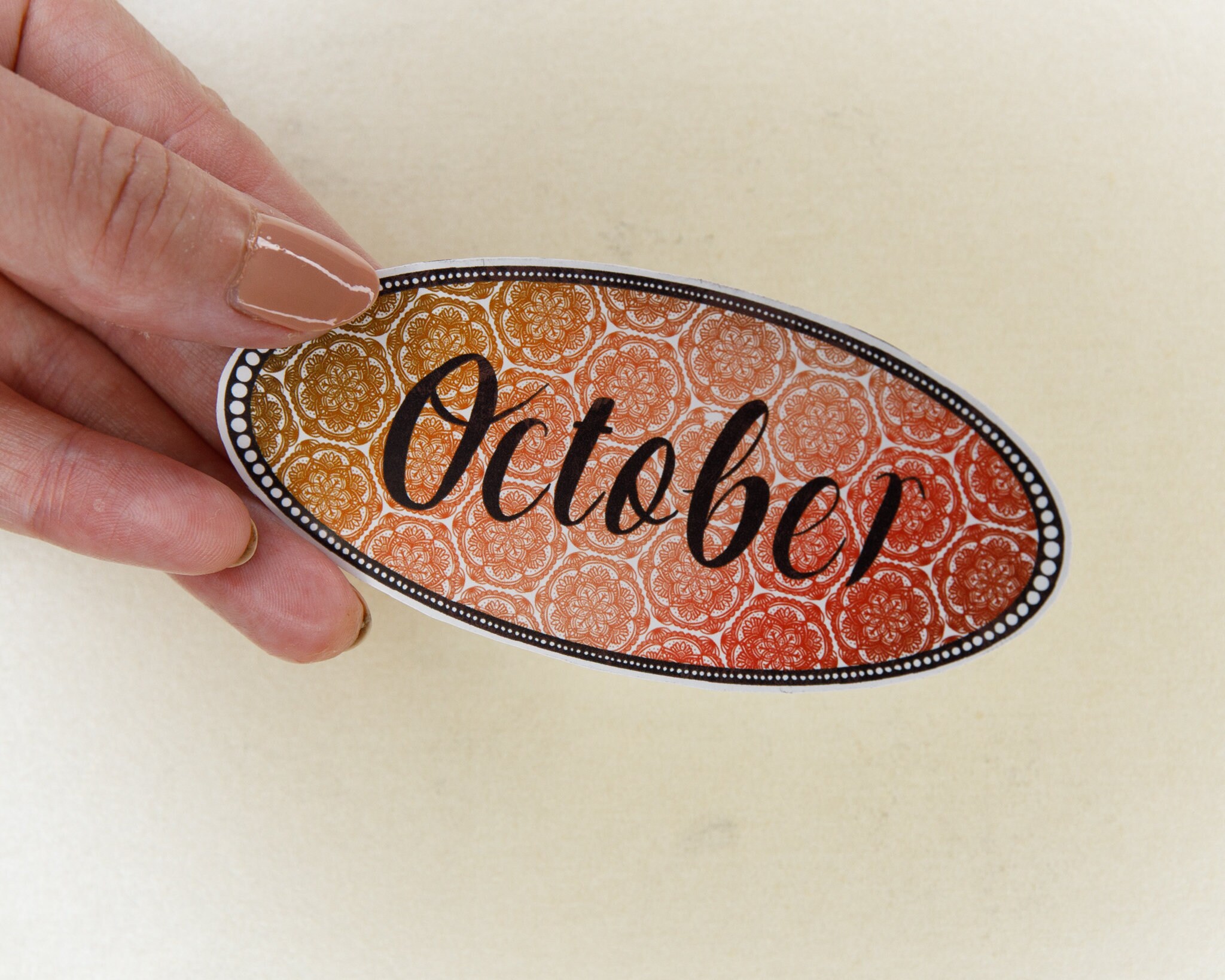 October Sticker October Planner Sticker Planner Vinyl | Etsy