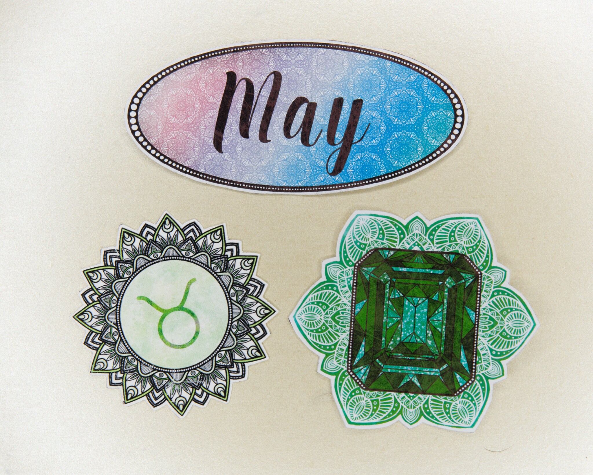 May Sticker Pack Zodiac Sticker Pack Birthstone Sticker | Etsy