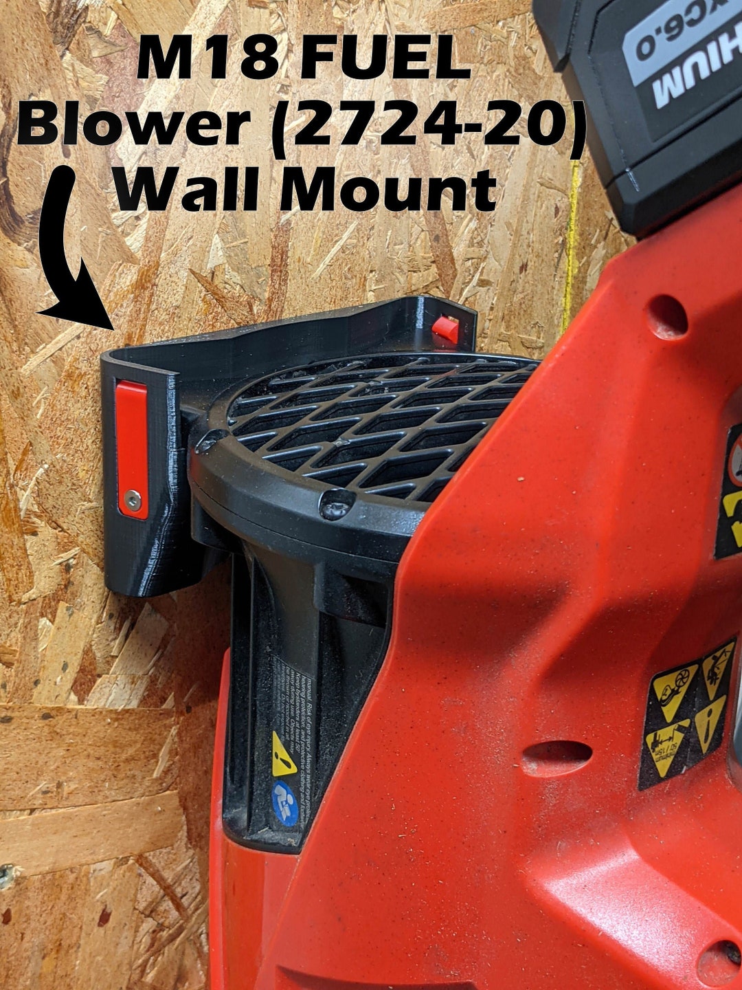 Milwaukee Tool M18 FUEL Leaf Blower Wall Mount Storage - Etsy