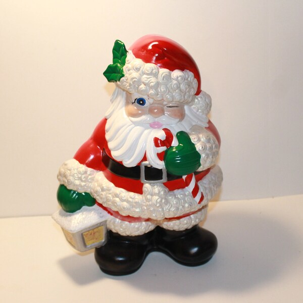 Ceramic Santa - Etsy