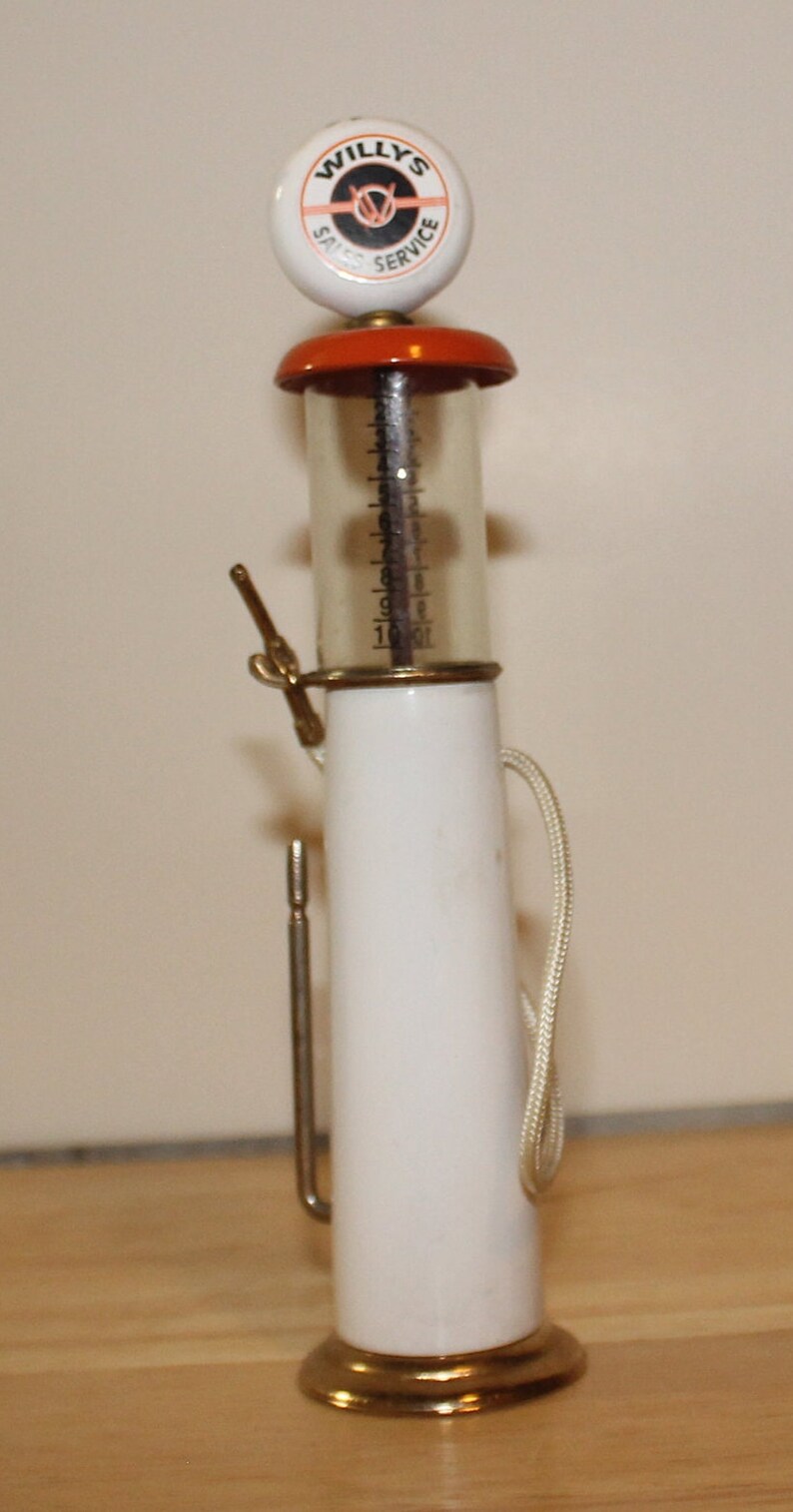 Vintage White Willys Sales Serrvice Miniature Metal & Glass - Etsy
