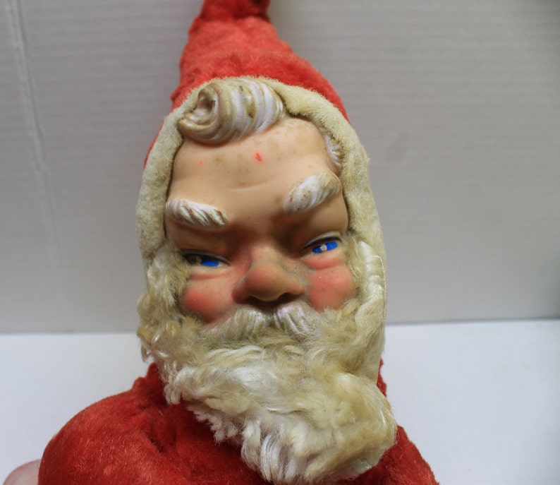 Vintage 1950's the Rushton Company Santa Claus Rubber Face With Music ...