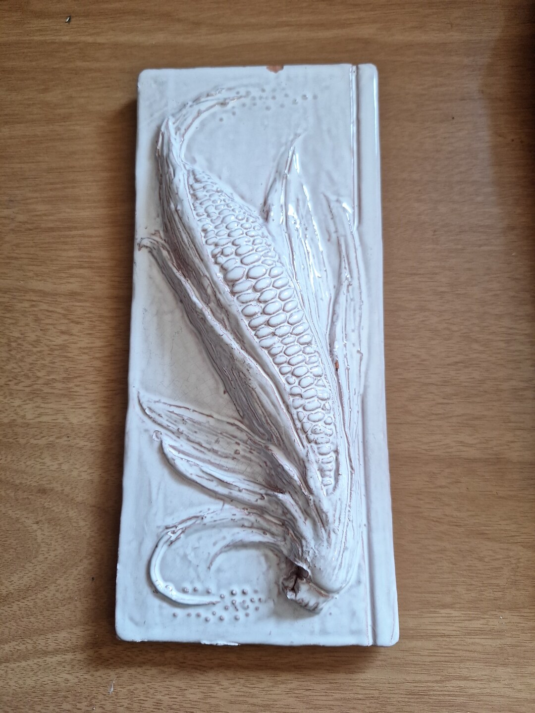 Handmade 3D Textured Clay White Corn Cob Art Tile Mosaic Backsplash - Etsy