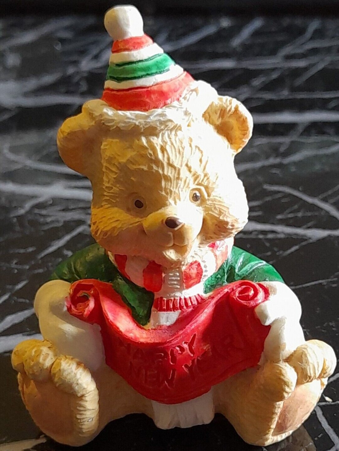 Vintage 1995 Teddy Babies January Figurine New Years Mini Miniature ...