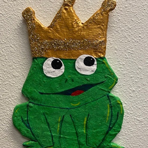 Paper Mache Frog - Etsy