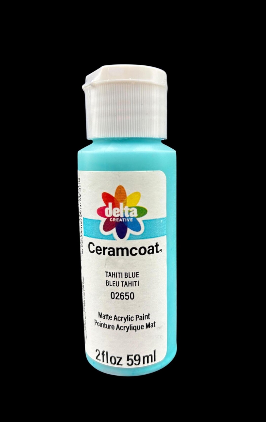 Ceramcoat Paint, Delta Craft Paint, Tahiti Blue, Craft Paint, Acrylic ...