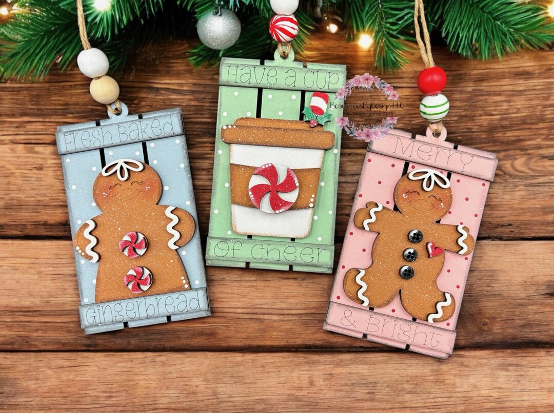 Christmas Gift Card Holder, Christmas Ornament, Gingerbread Man ...