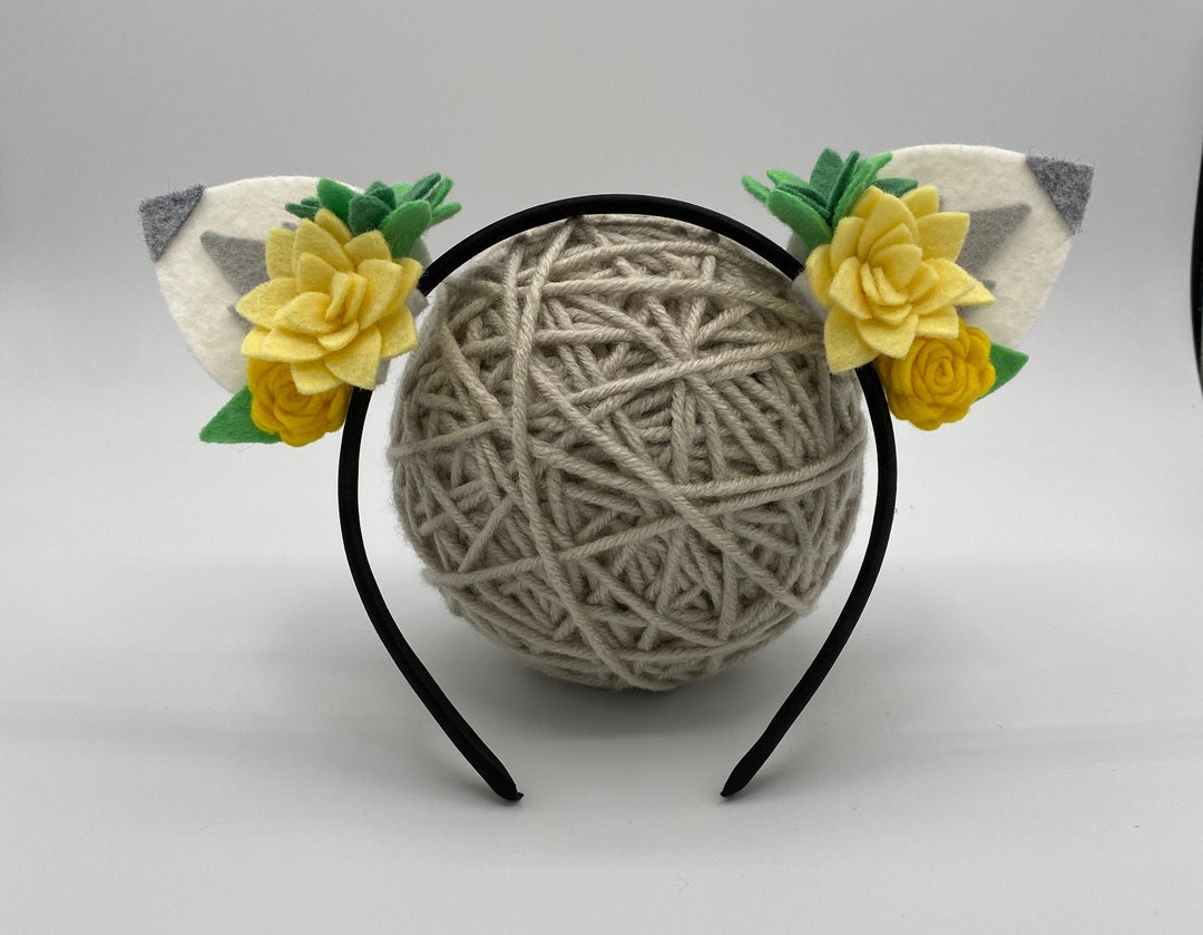 READY TO SHIP arctic fox ears, fox ear headband, photo prop, dress up ...