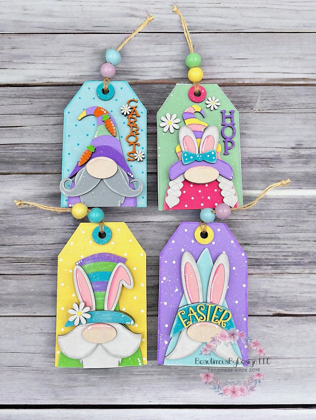 Easter Gnome, Easter Gift Tag, Easter Gift Card Holder, Easter Basket ...