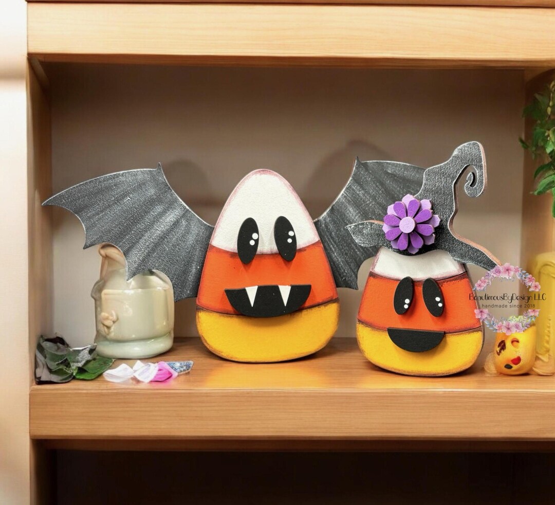 Halloween Decor, Candy Corn, Halloween Candy Corn, Halloween Shelf ...