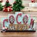 Christmas Word Block, Winter Decor, Winter Word Block, Office Christmas ...