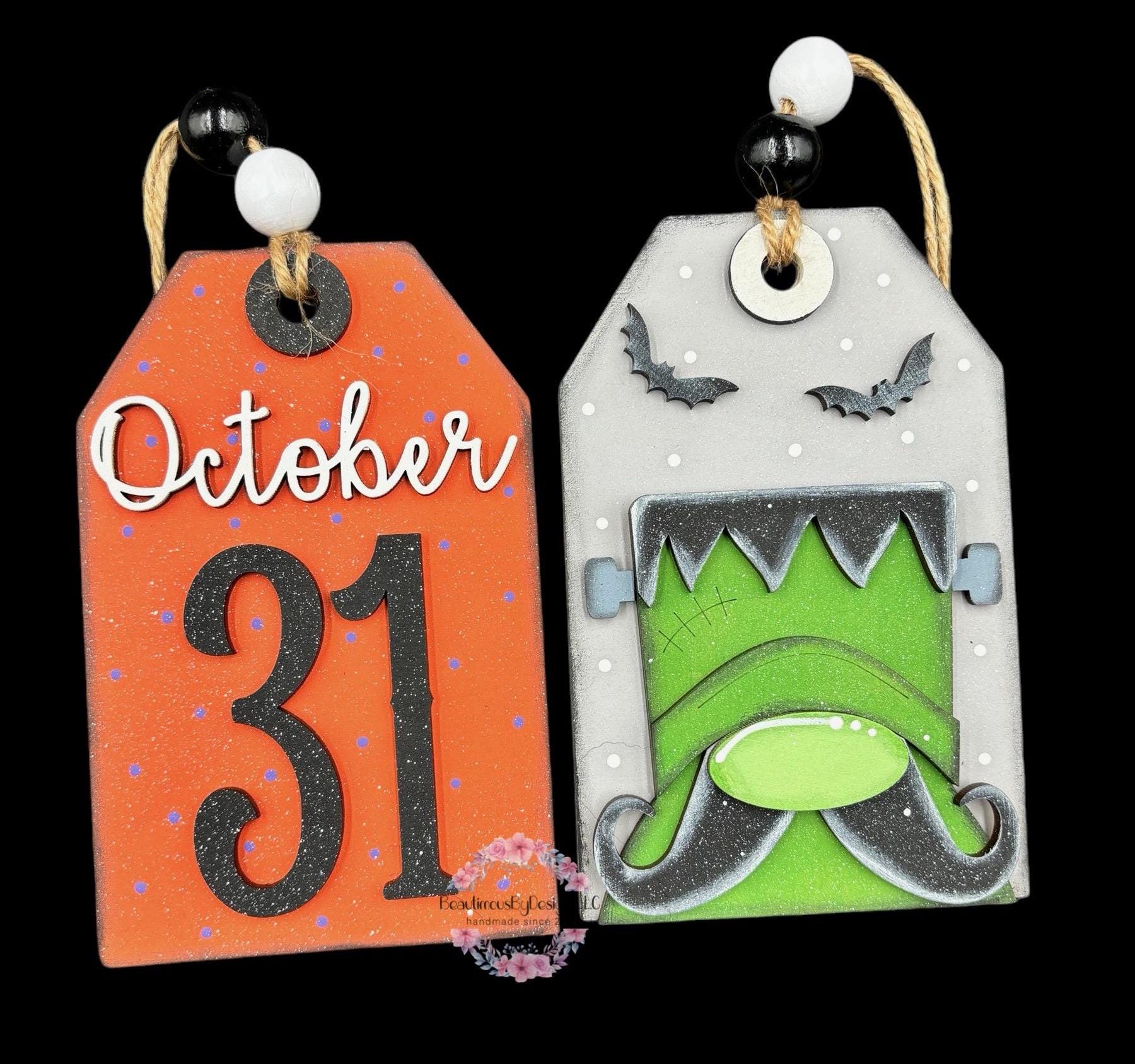Halloween Gift Tag, Halloween Gift Card Holder, Pumpkin, Bat, Cat, Gift ...