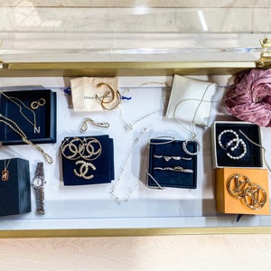 Jewelry Display Box Acrylic and Gold - Etsy Canada