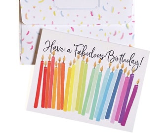 Confetti Birthday Card - Etsy