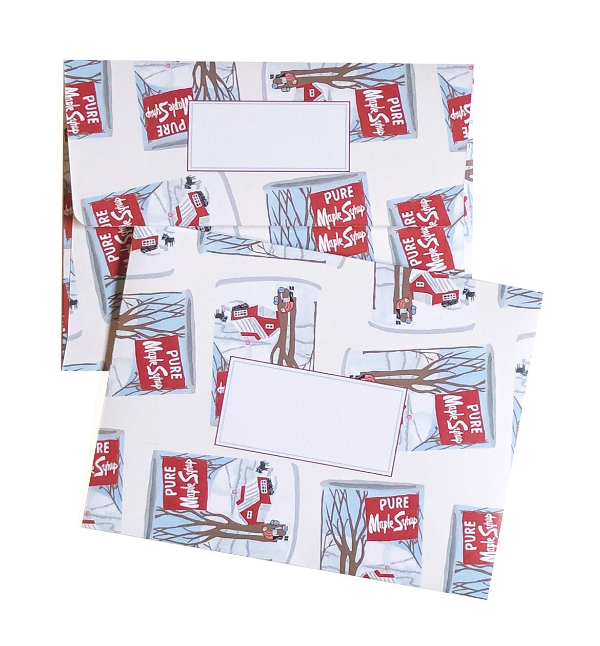 Boxed Cards Happy Holidays Cards Maple Syrup Greeting Card Maple Syrup ...