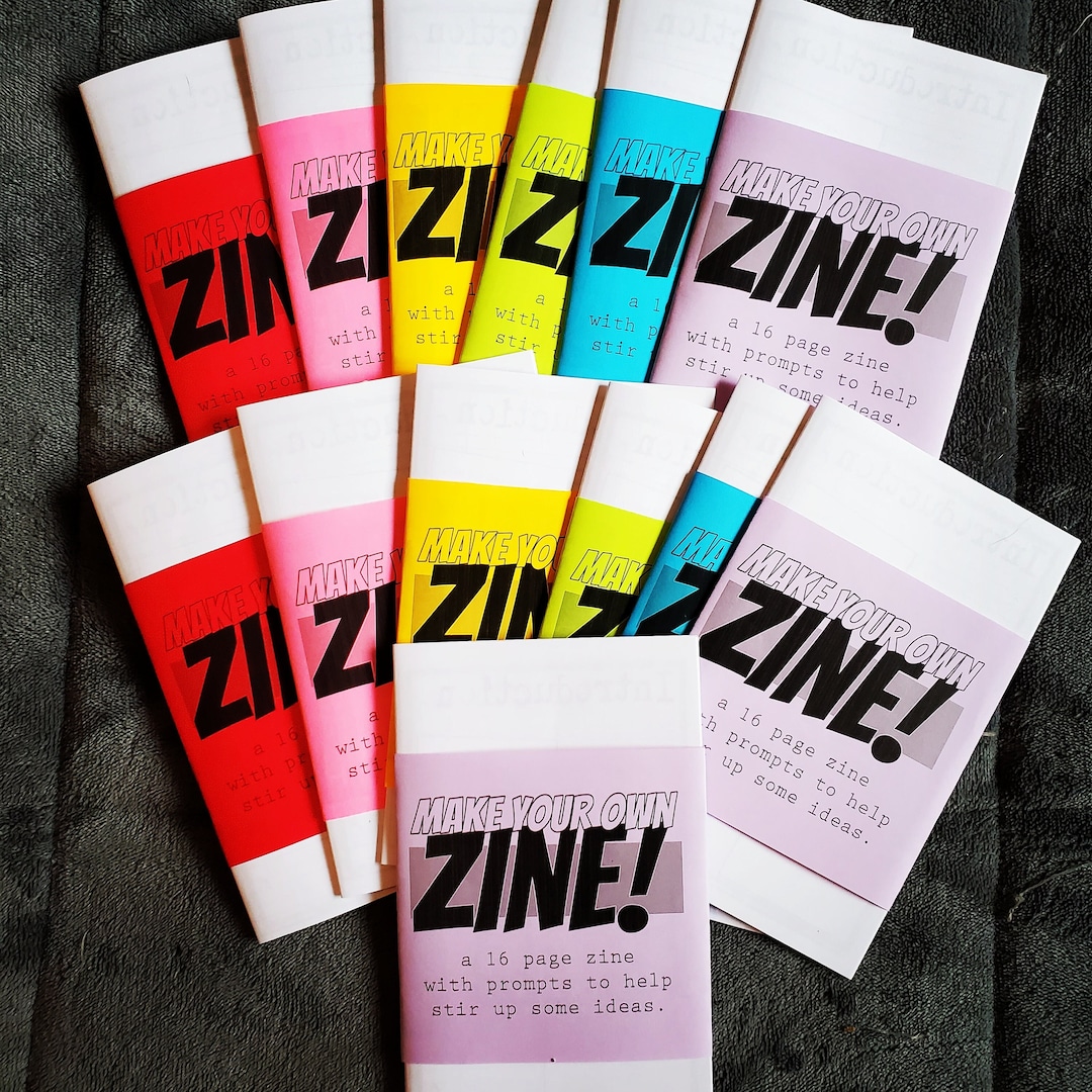 DIY Zine Kit: Interactive Prompts for Art, Poetry, & Journaling - Etsy