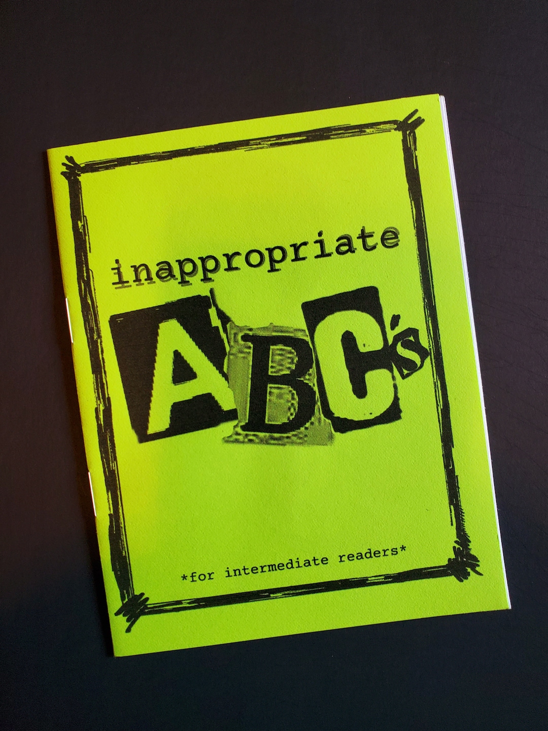 Inappropriate Abc's Zine With R-rated Alphabet and Funny Punk Comic ...
