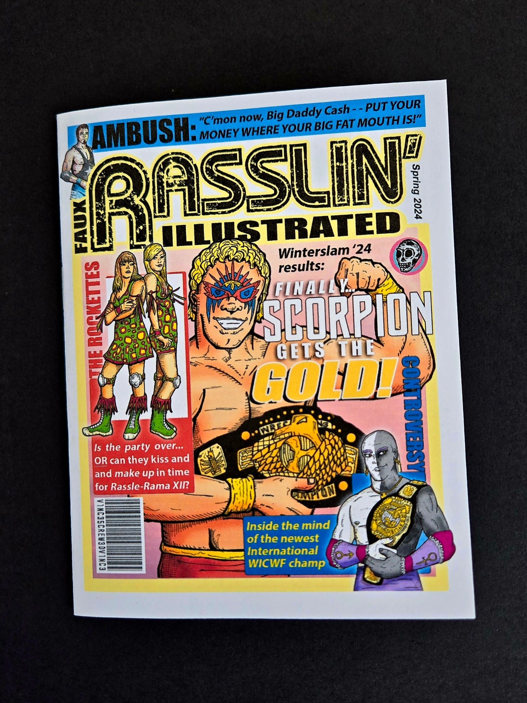 Faux Rasslin' Illustrated - a Zine That Pays Homage and Satires Vintage ...