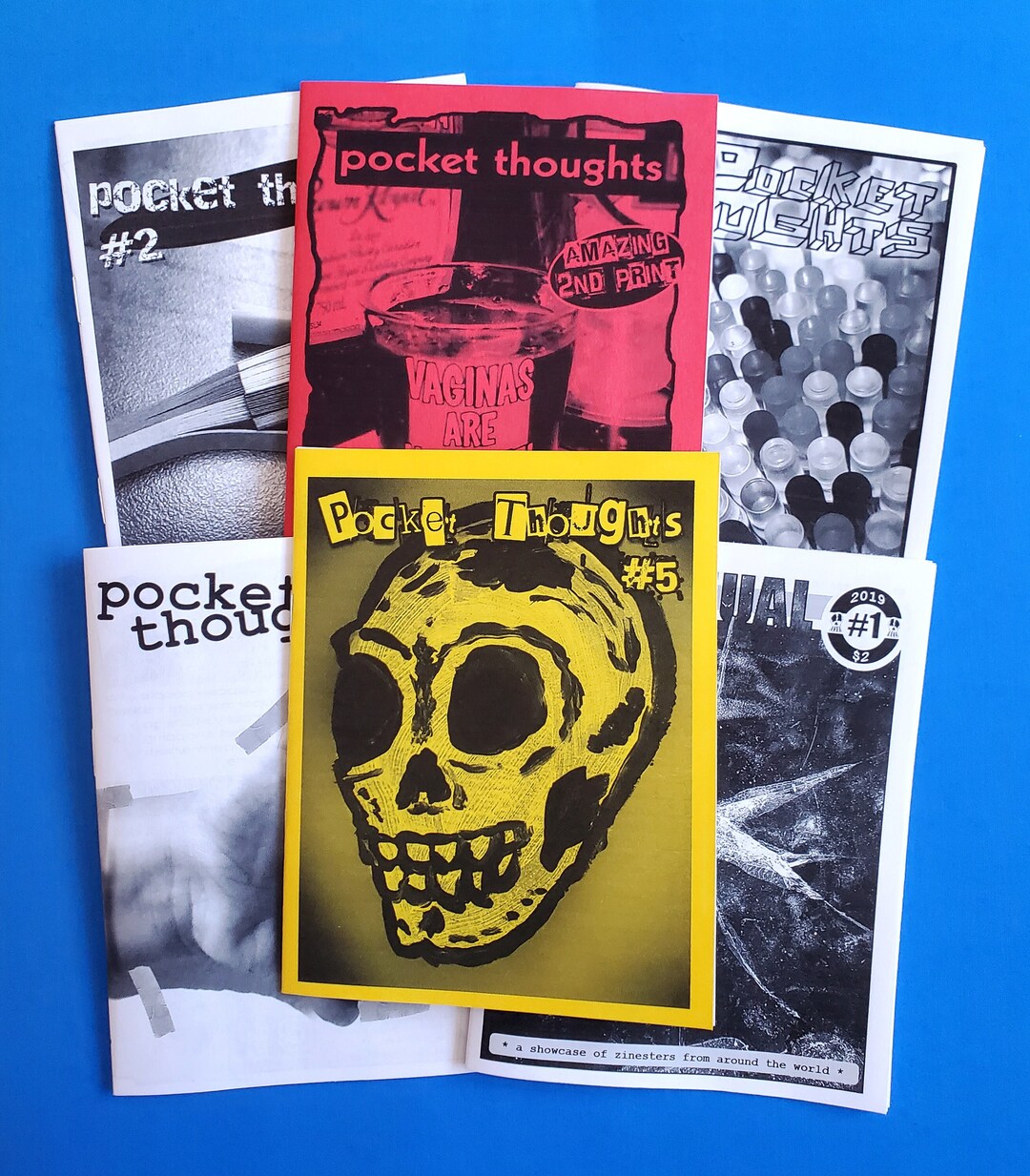 Pocket Thoughts 1-5 Zine Collection Bundle Pack Annual 1 - Etsy