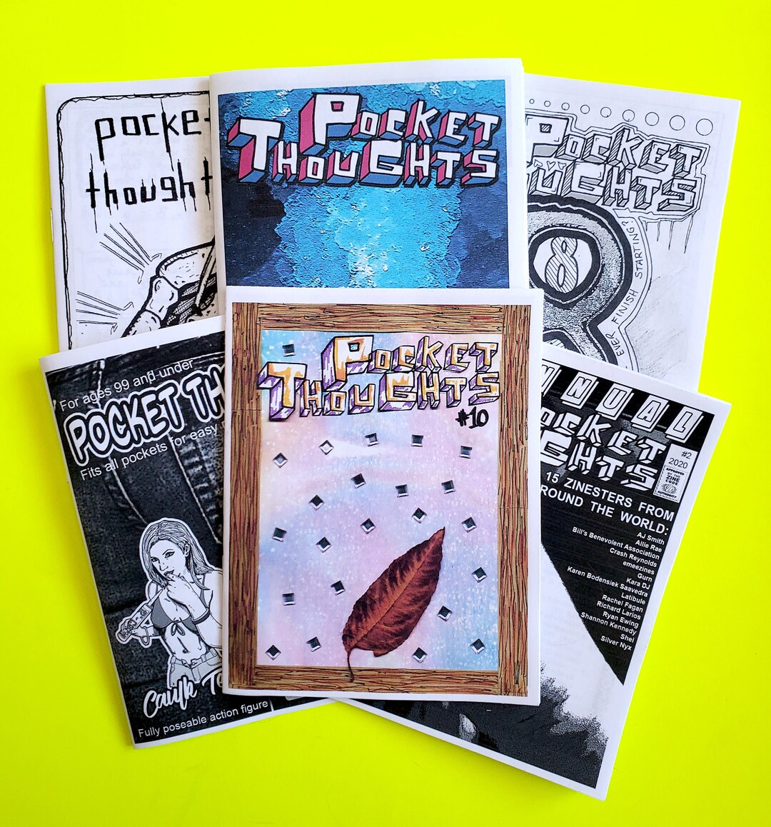 Pocket Thoughts 6-10 Zine Collection Bundle Pack Annual 2 - Etsy
