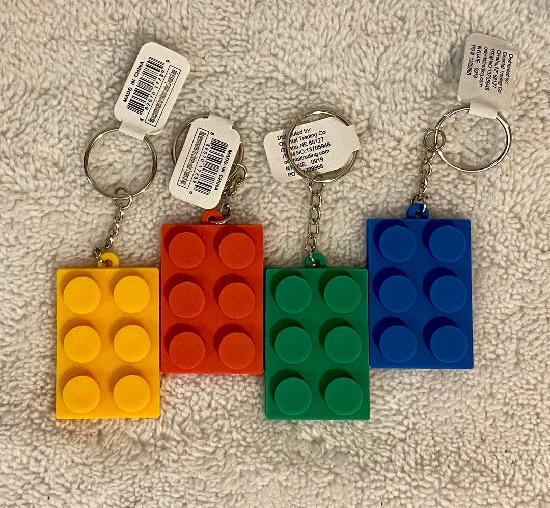 This Listing is for One Building Block Keys Chain. - Etsy