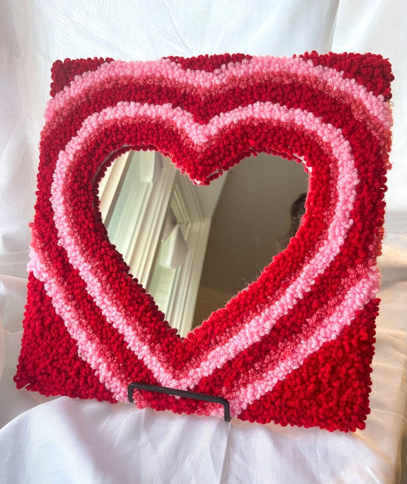 Heart Rug Mirror - Etsy