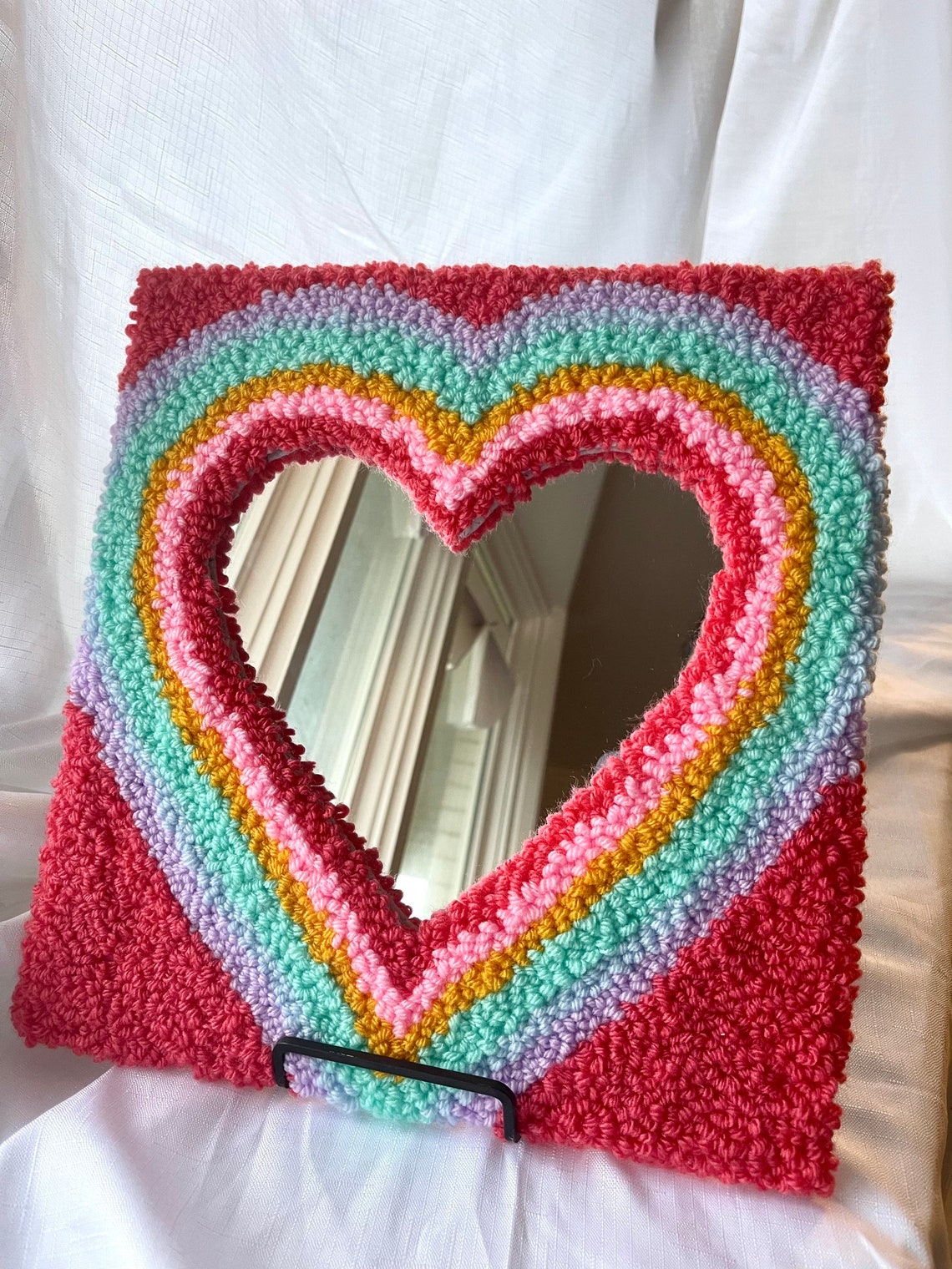Heart Rug Mirror - Etsy