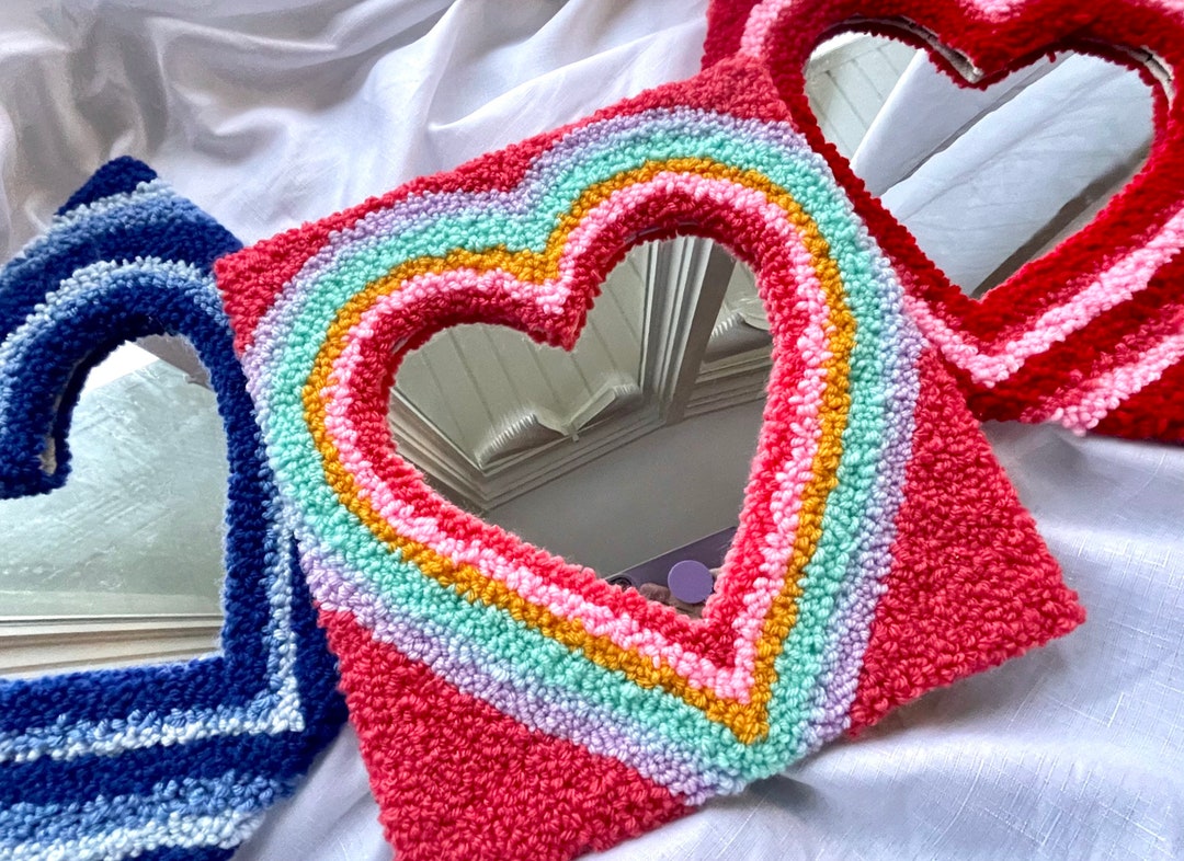 Heart Rug Mirror - Etsy