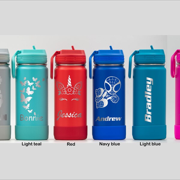 Personalized Kids Water Bottle Thermoflask - Etsy