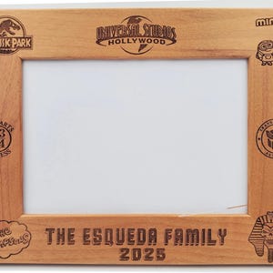 UNIVERSAL STUDIOS, Picture Frame, Personalized, Hollywood or Orlando ...
