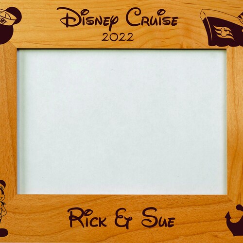 Disney Cruise Personalized Picture Frames 3 Sizes: 4x6 5x7 - Etsy