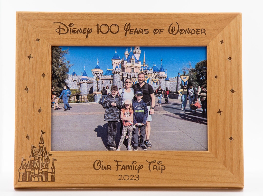 Disney Castle 100 Years of Wonder, Personalized Picture Frames, 3 Sizes ...