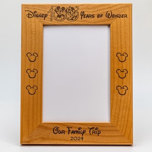 Disney 100 Years of Wonder, Personalized Picture Frames, 3 Sizes: 4x6 ...