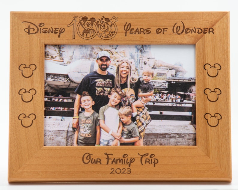 Disney 100 Years of Wonder Personalized Picture Frames 3 - Etsy