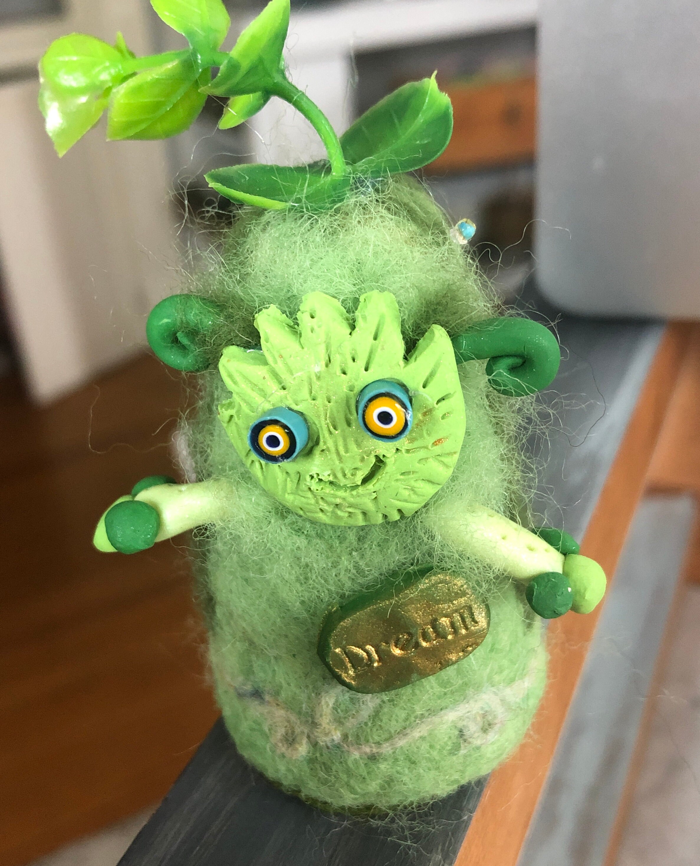 Whimsical Creature of Felt and Clay - Etsy UK