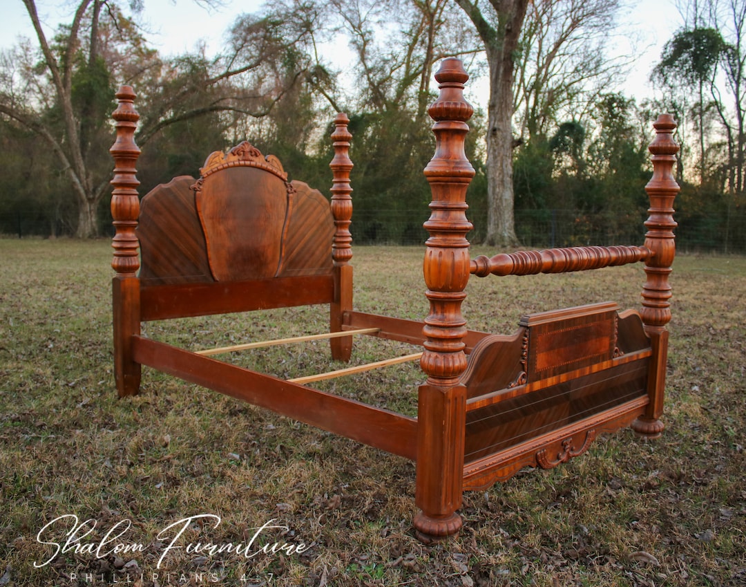 Antique Bedroom Set, Full/queen Sized Bed, SOLID WOOD, Absolutely ...
