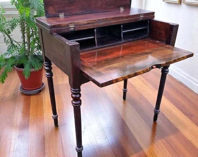 NEW! AVAILABLE! Antique Spinet Desk, Writing Desk, Circa 1800's ...