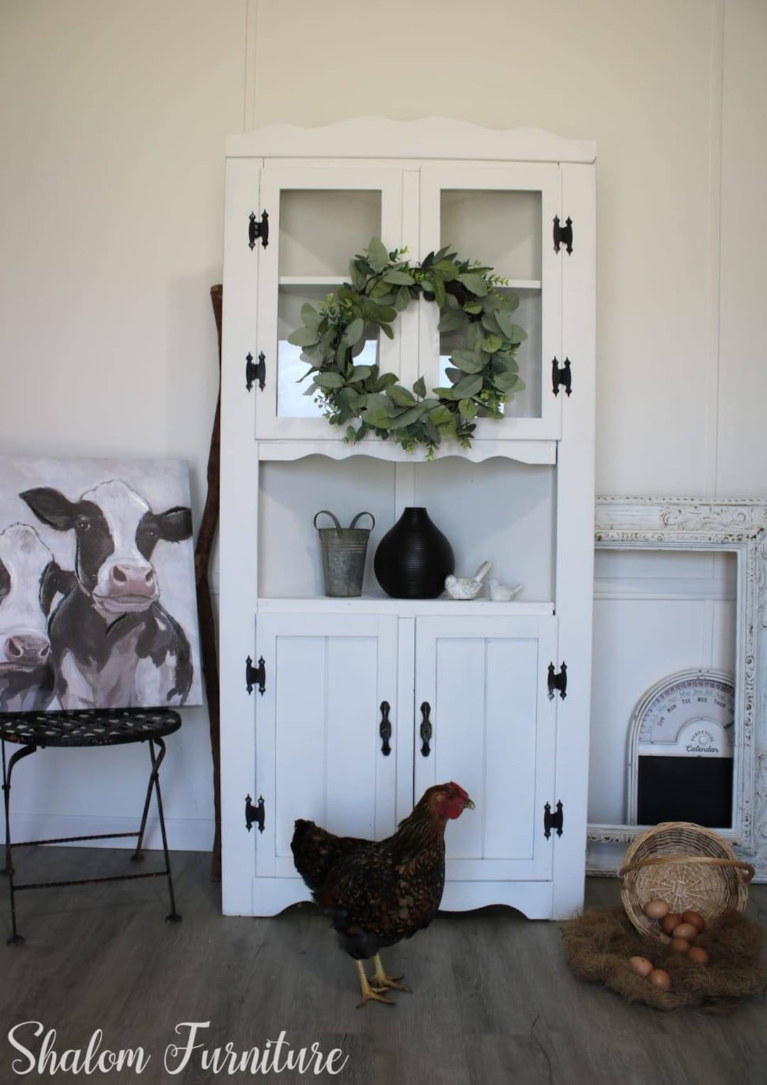SOLD EXAMPLE Antique, Shabby Chic Dresser, Hutch, Bedroom Set ...