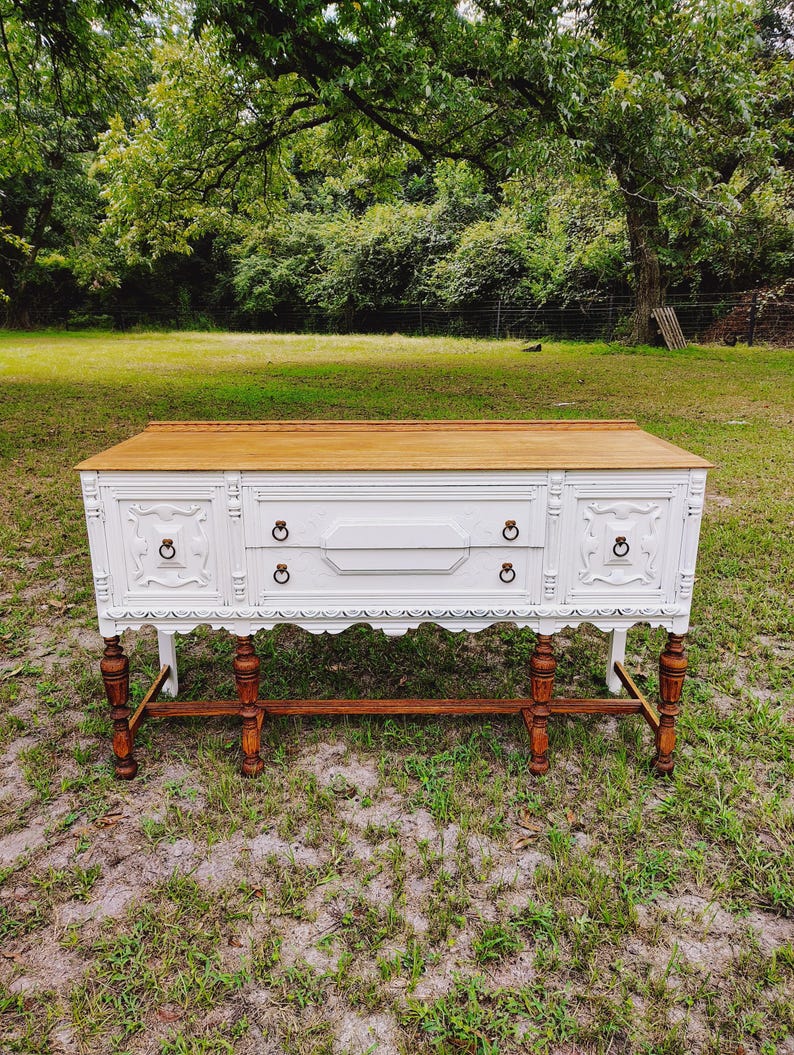SOLD Antique Rustic Buffet, Server Table, Credenza, Cabinet Hutch - Etsy