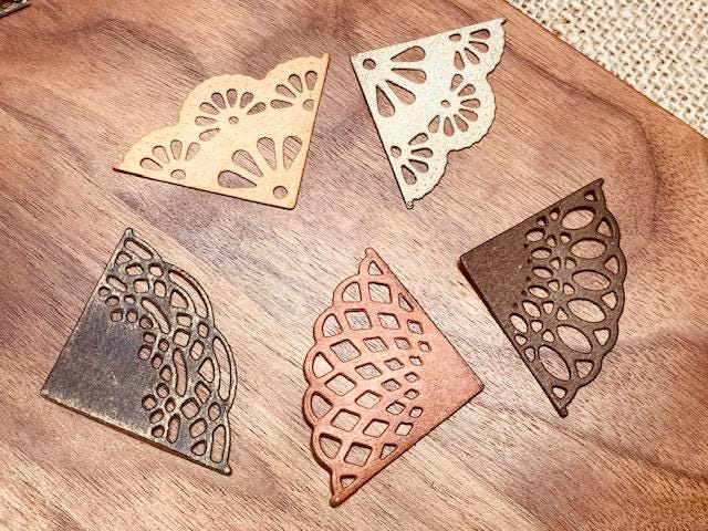 Corner Pocket Metal Cutting Dies (set of 4 Designs) - Etsy