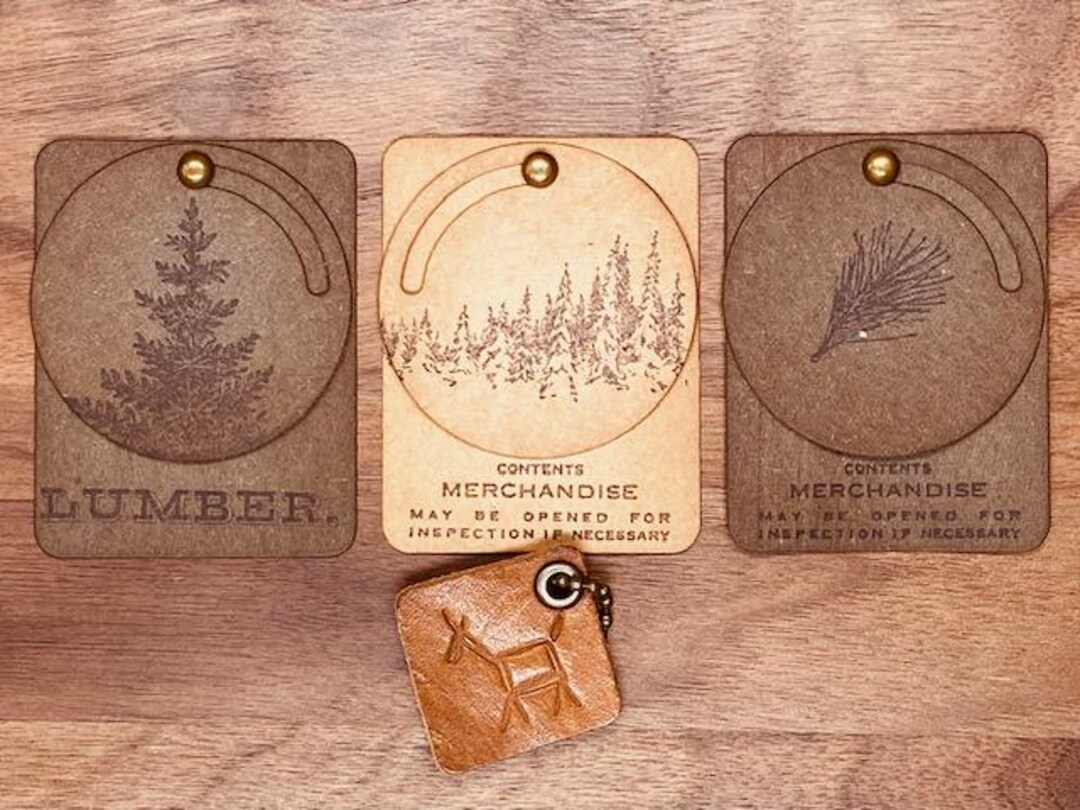 Elle, Layered Tag Cutting Dies for Crafts and Junk Journals (set of 2 ...