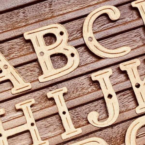 Alphabet Die Cut - Etsy
