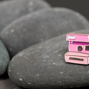 Polaroid Camera Enamel Pin - Etsy